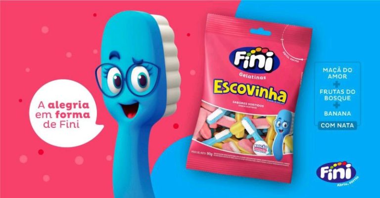 Fini lança nova bala em formato de escovinha. Confira! - Deu Click