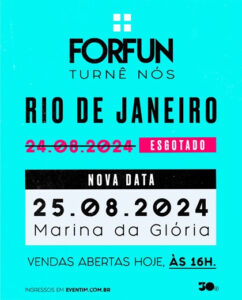 Forfun retorna com turnê "NÓS": Ingressos esgotados em tempo recorde ...